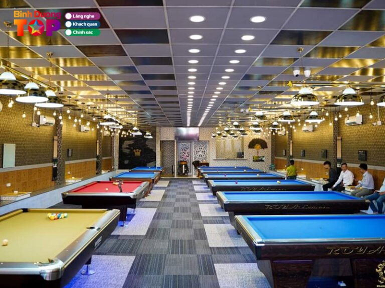 Top 10 quán Bida Bình Dương được nhiều cơ thủ yêu thích nhất
