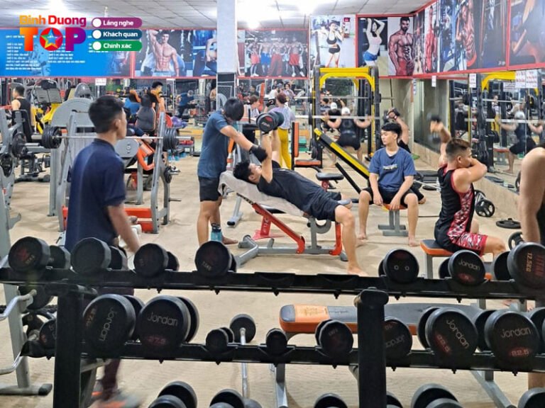 Top 15+ phòng tập gym Bình Dương chất lượng và hiện đại