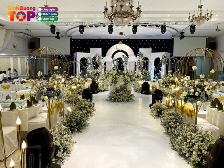 Top 10 dịch vụ trang trí tiệc cưới Bình Dương đẹp trọn gói